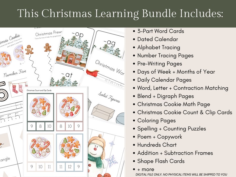 Christmas Unit Study | Christmas Homeschool Learning | Homeschool ...