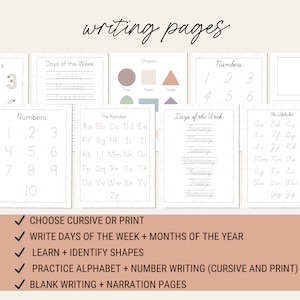 Homeschool Morning Menu Daily Sheet: Elementary Morning Time Planner ...