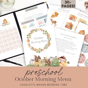 Morning Menu Daily Sheet Morning Time Elementary Morning Time ...