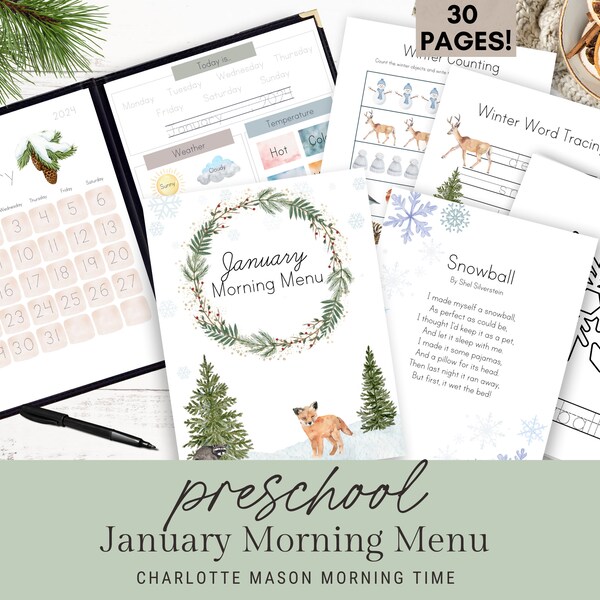 Winter Preschool - Etsy