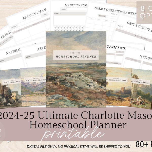 Homeschool Planner - Etsy