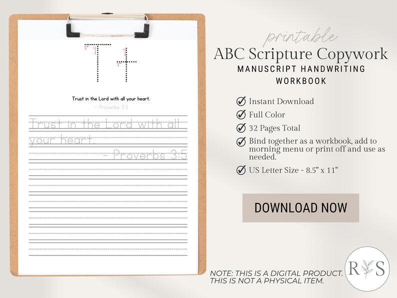 Scripture Copywork | Bible Memory Work | Scripture Memorization ...