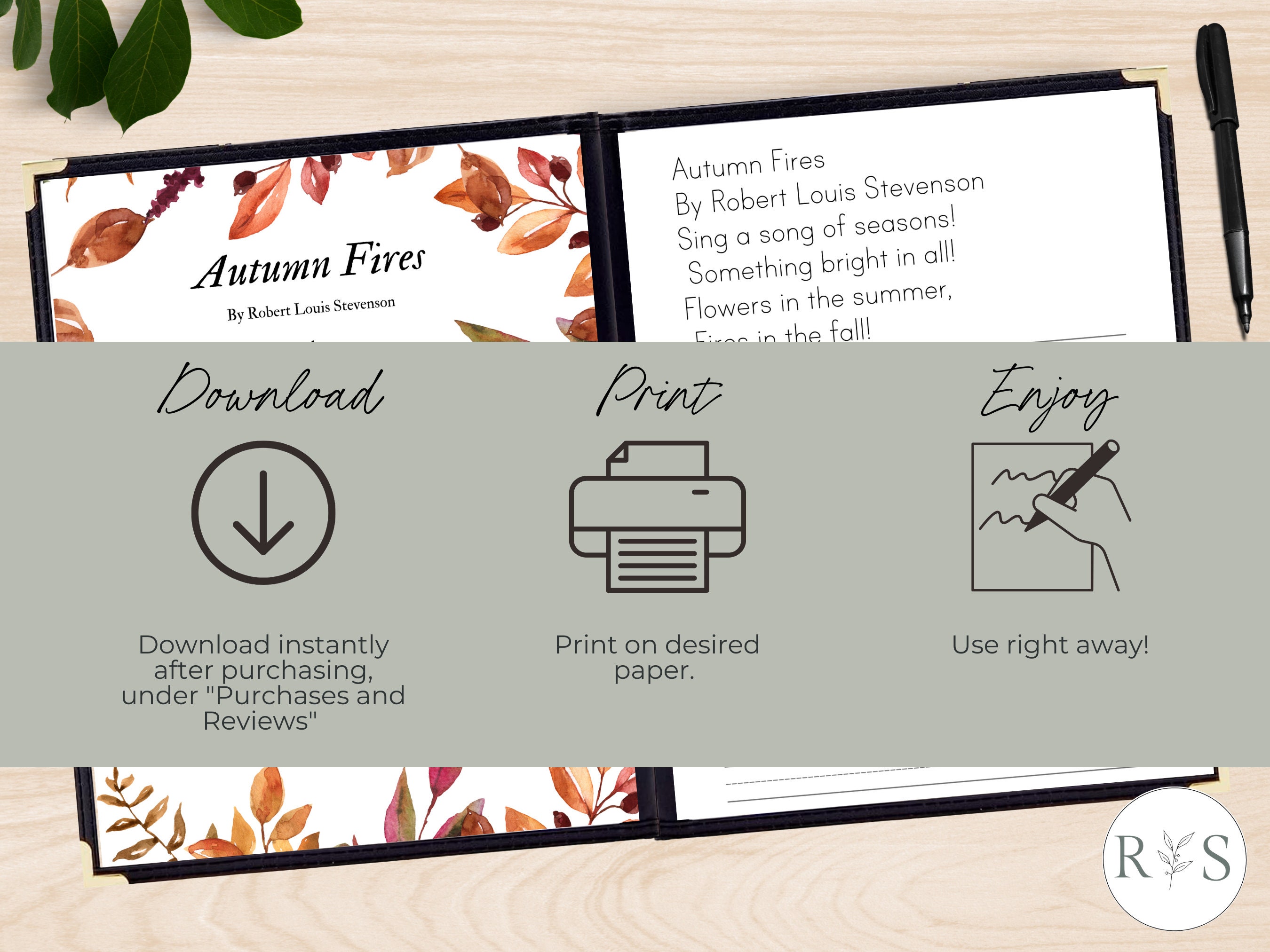 Fall Homeschool Morning Menu: Charlotte Mason Curriculum (digital ...