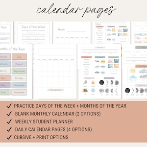 Homeschool Morning Menu Daily Sheet: Elementary Morning Time Planner ...