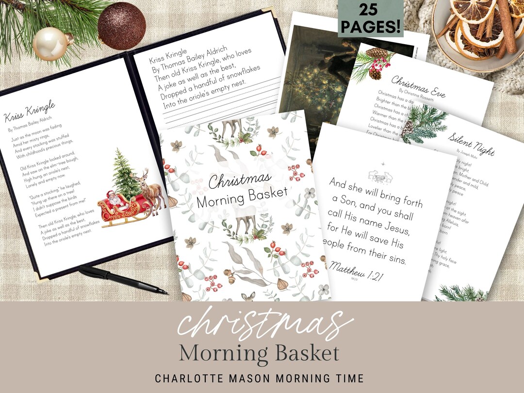Christmas Morning Basket | Christmas Morning Time | Christmas Morning ...