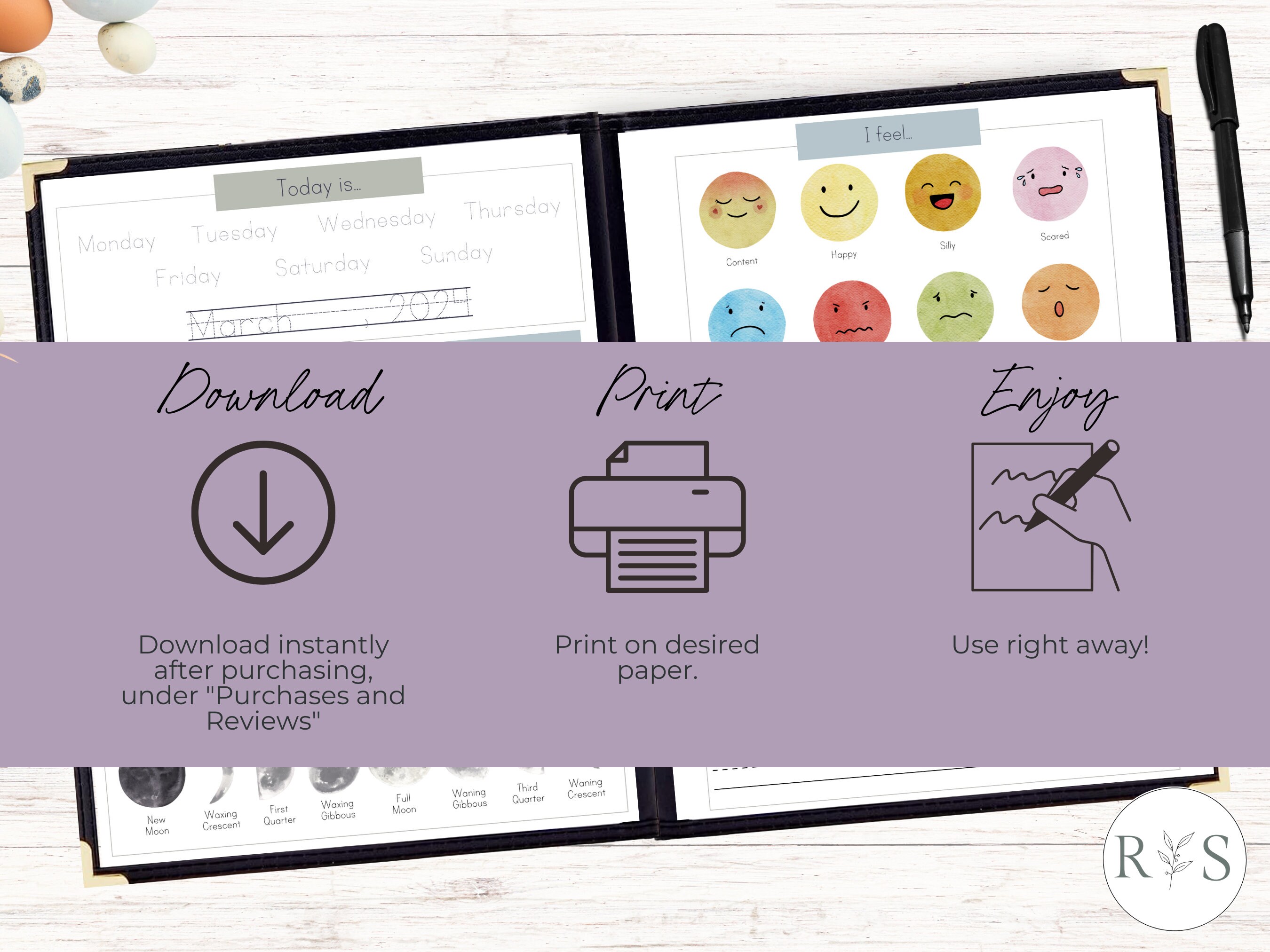 March Morning Menu Pages March Morning Time Spring Morning Menu ...