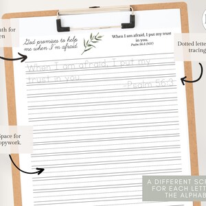 Biblical Scripture Copywork: Handwriting Practice (digital Download) - Etsy