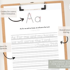 Scripture Copywork | Bible Memory Work | Scripture Memorization ...