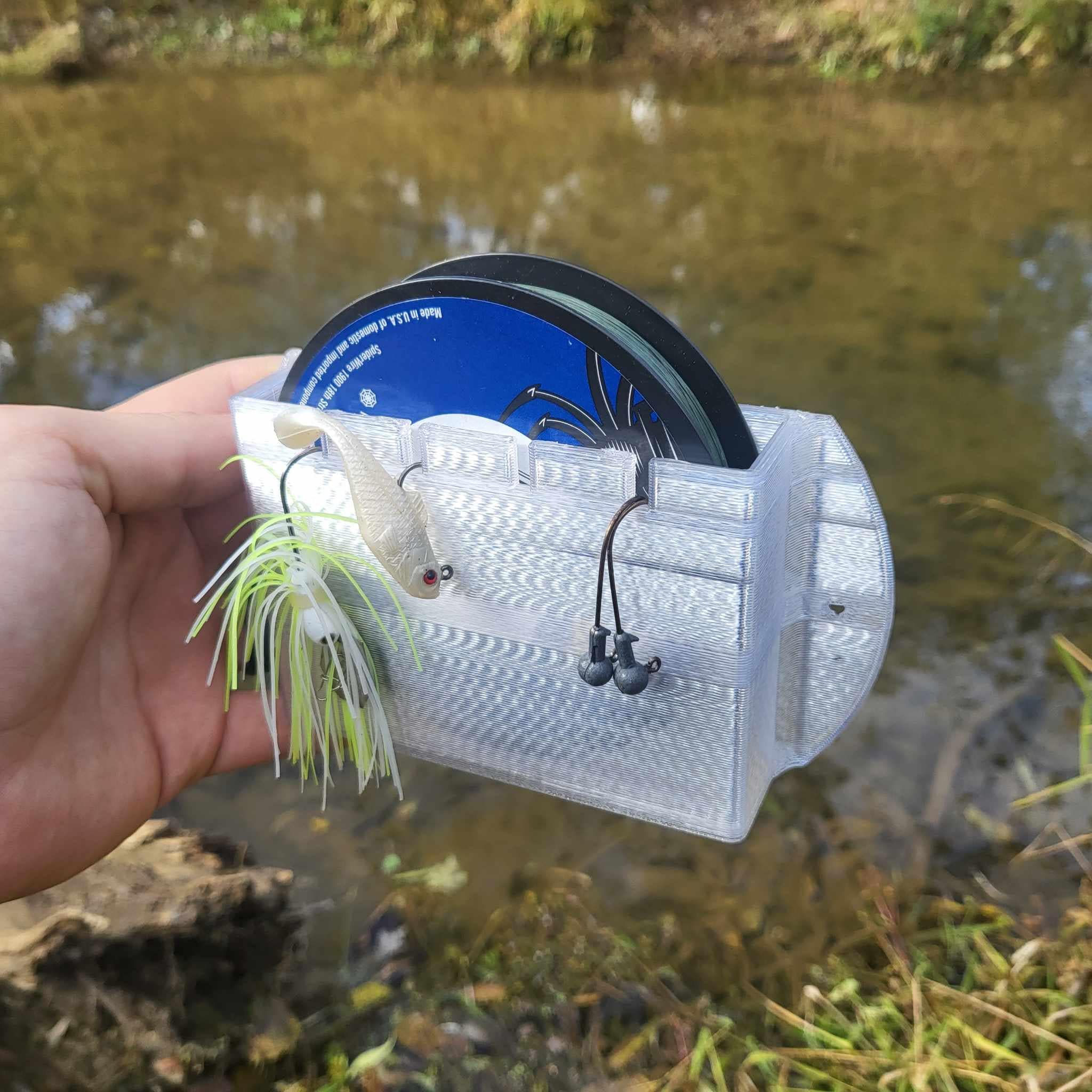 Fishing Line Caddy (1x) - Bass Boat & Kayak Tackle Organization Storage ...