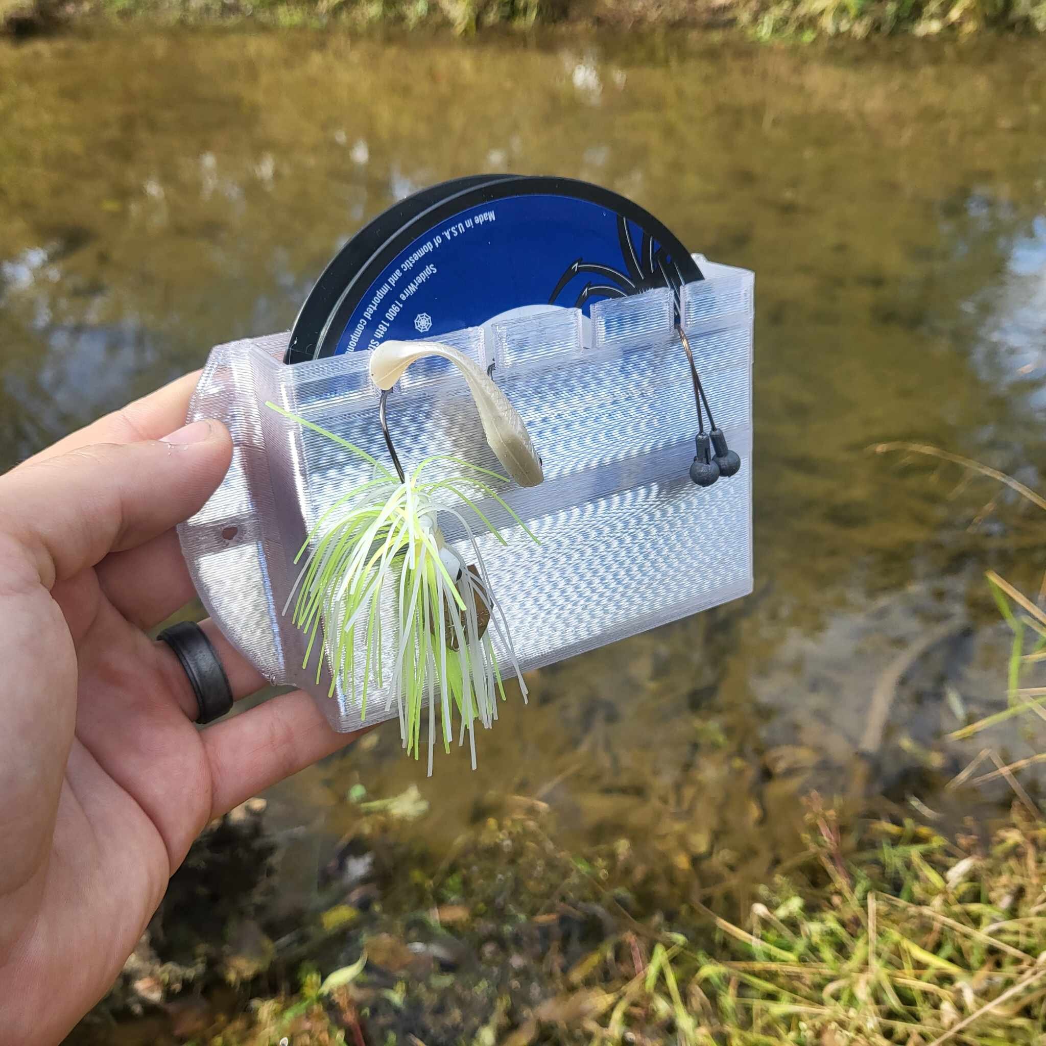 Fishing Line Caddy (1x) - Bass Boat & Kayak Tackle Organization Storage ...