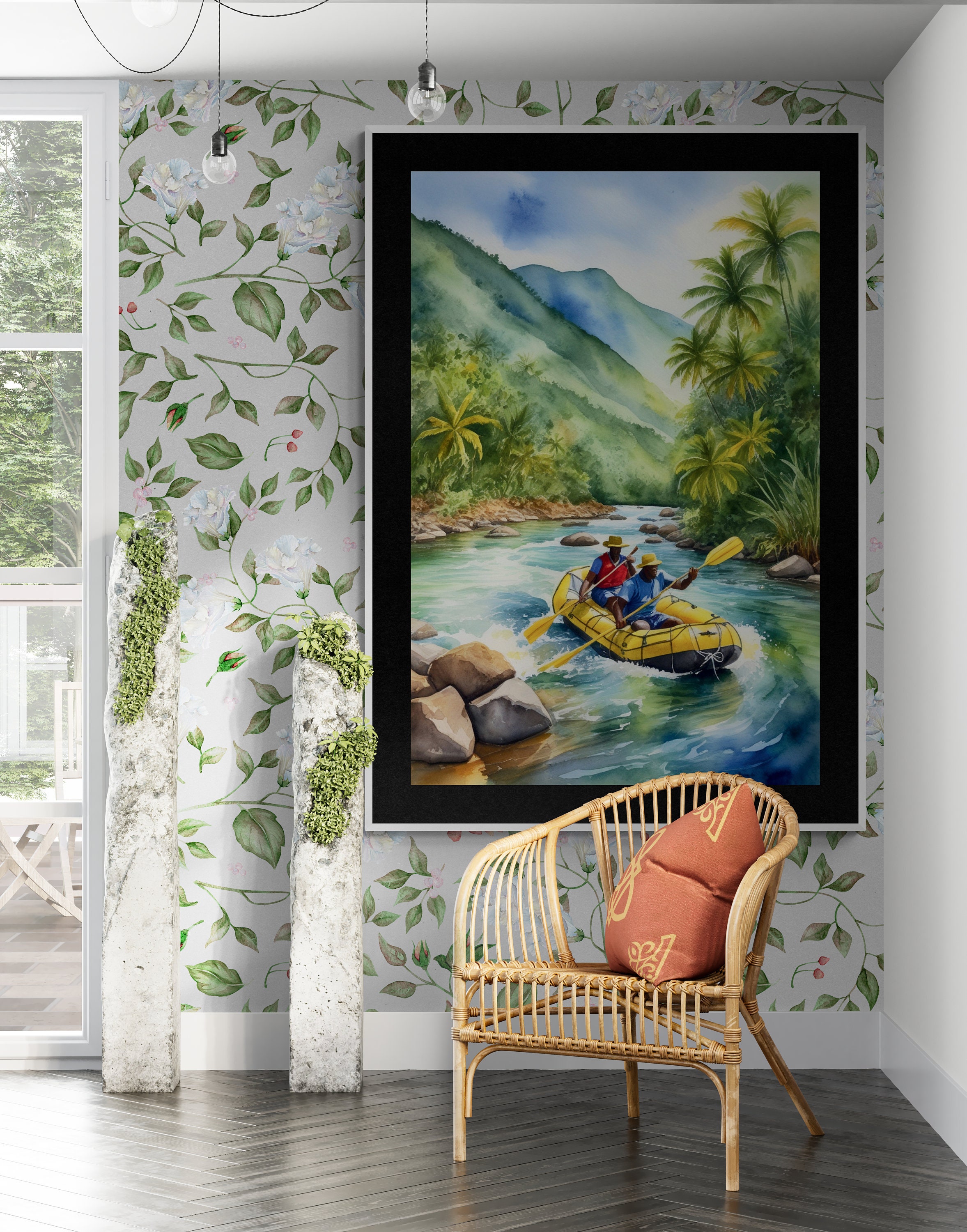 Jamaican Man White River Rafting Tubing Down Rio Cobre Jamaica - Etsy