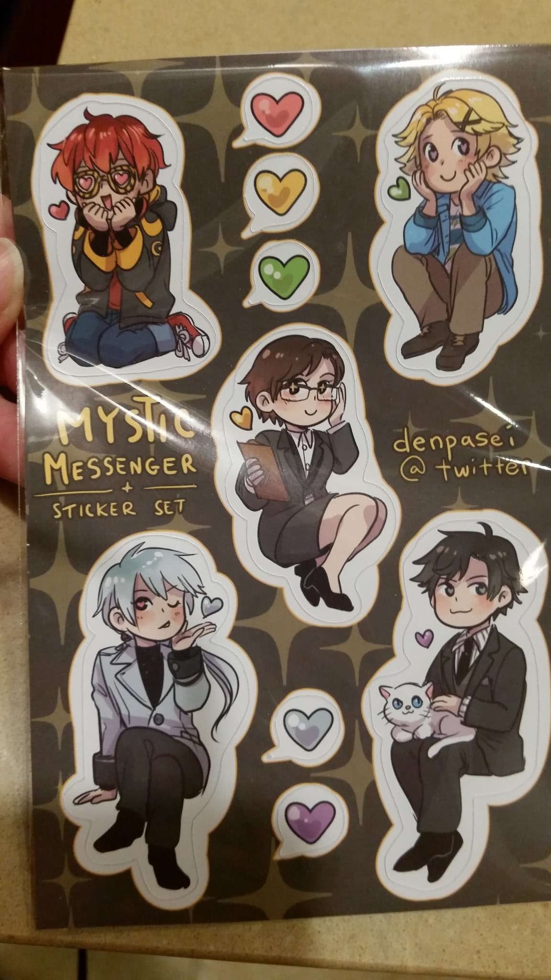 Mystic Messenger Sticker Set - Etsy