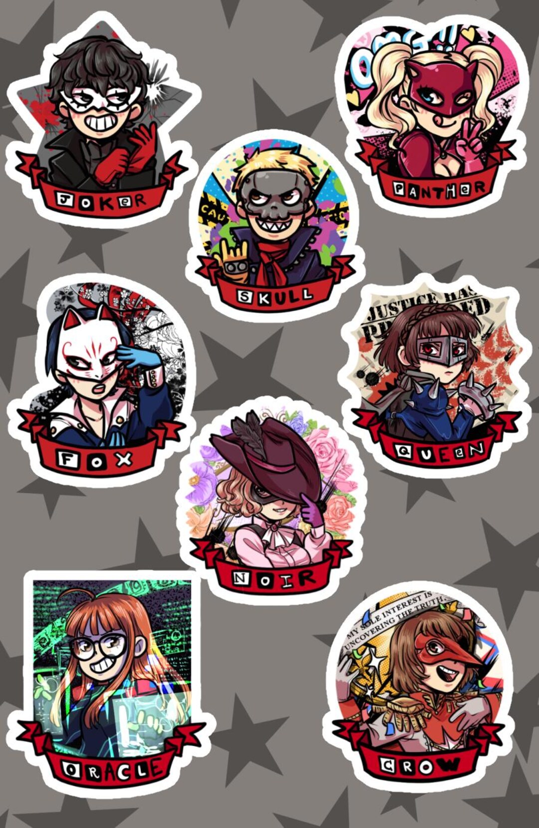 Phantom Thieves Sticker Set - Etsy