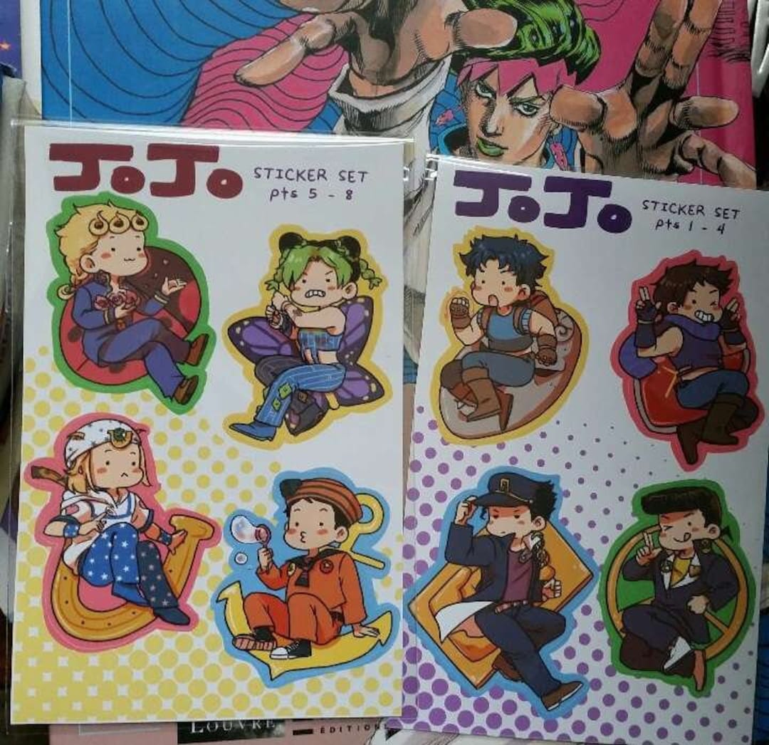 Jojo Sticker Sets - Etsy