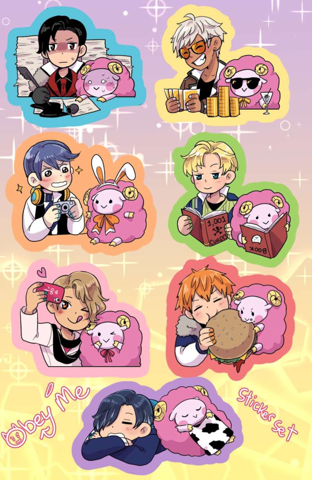 OM Sticker Sets - Etsy