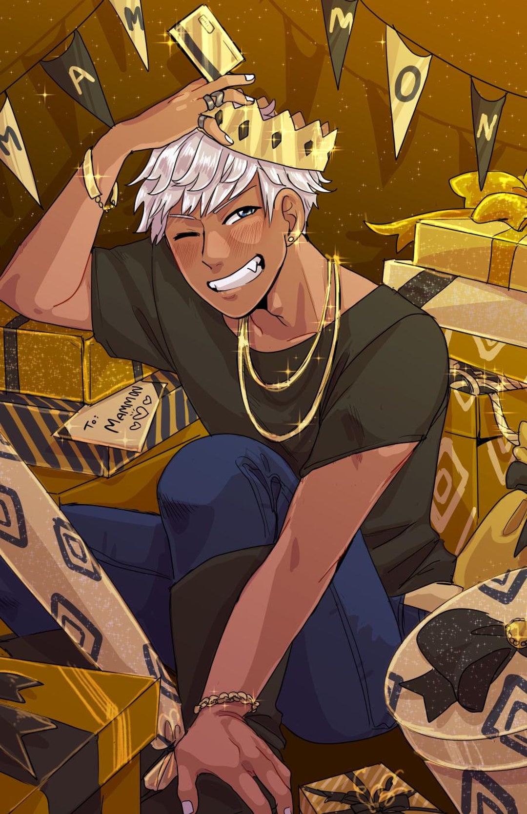 Mammon Birthday Poster - Etsy