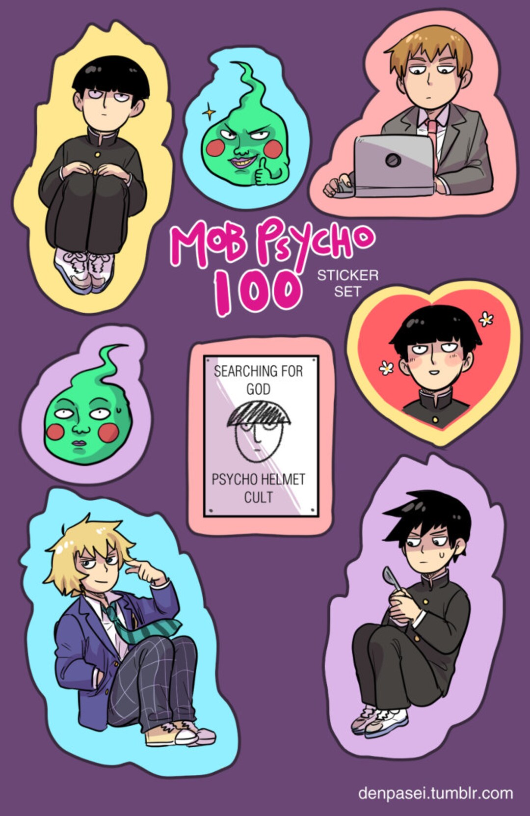 Mob Sticker Set - Etsy