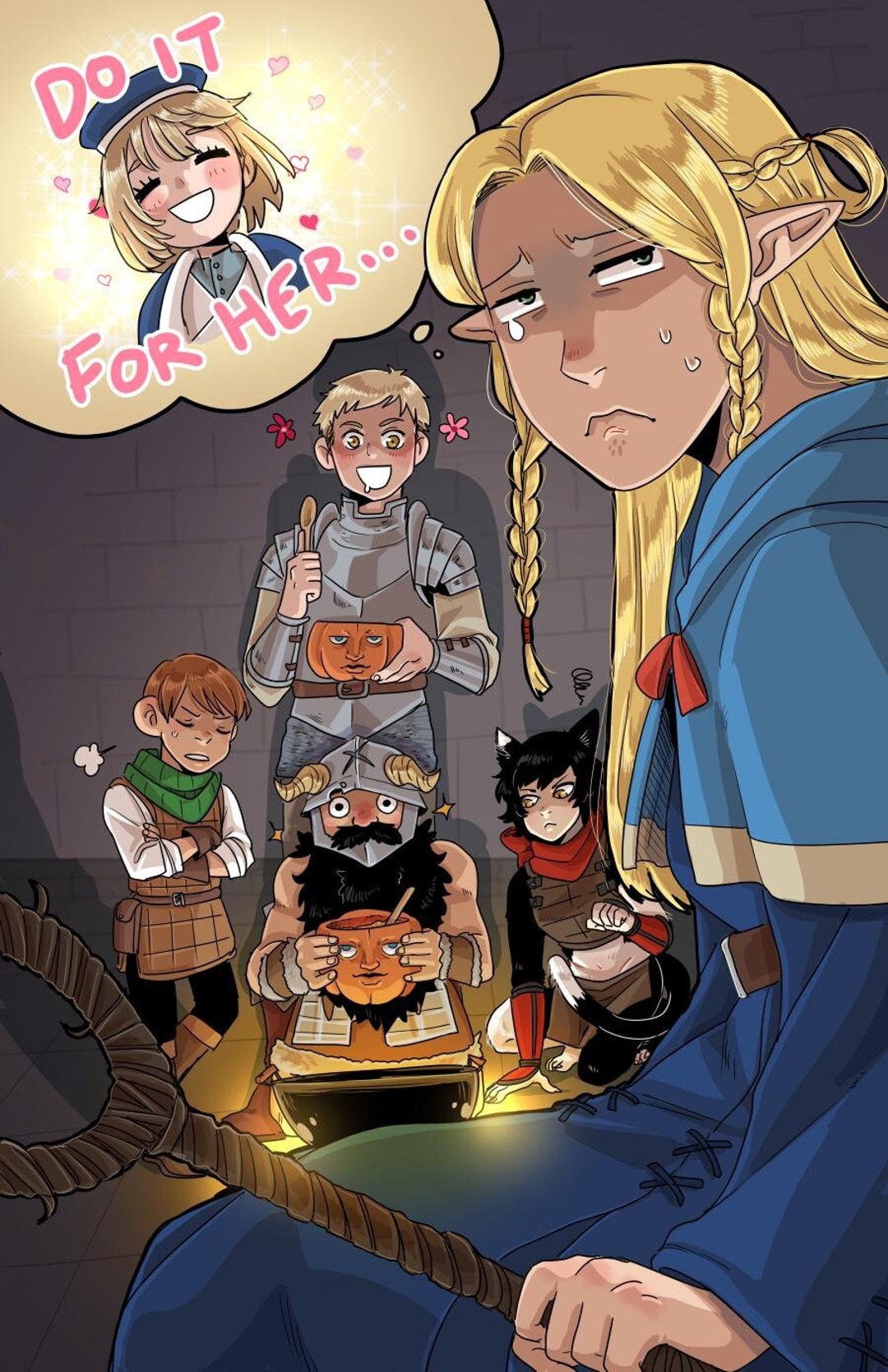 Dungeon Meshi Print - Etsy