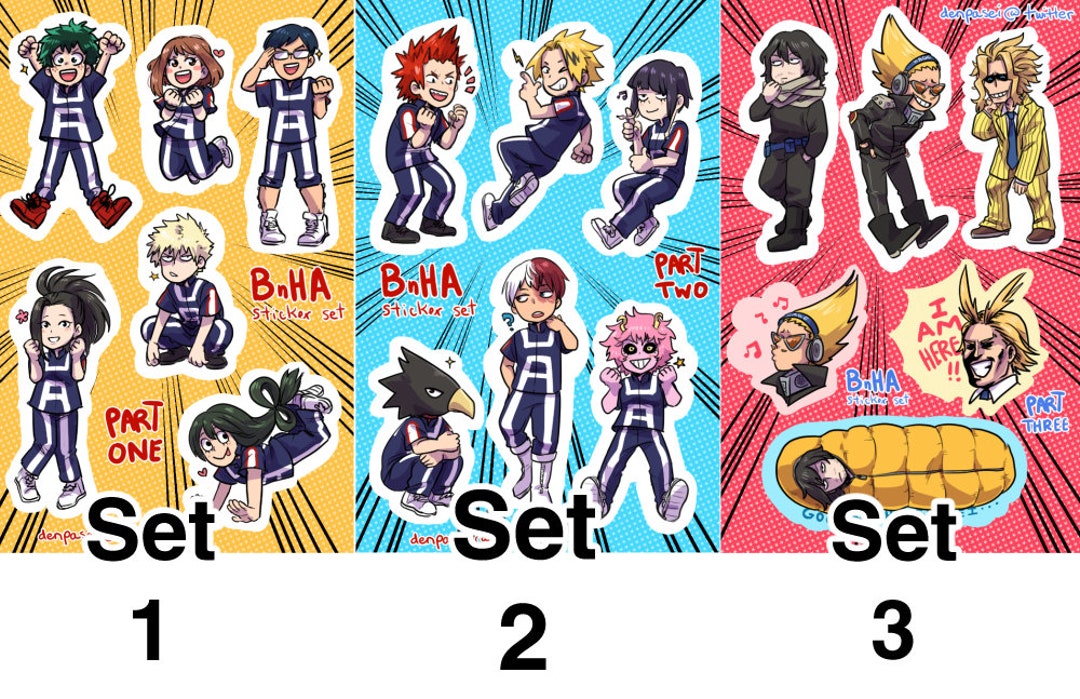 My Chibi School Sticker Sets - Etsy