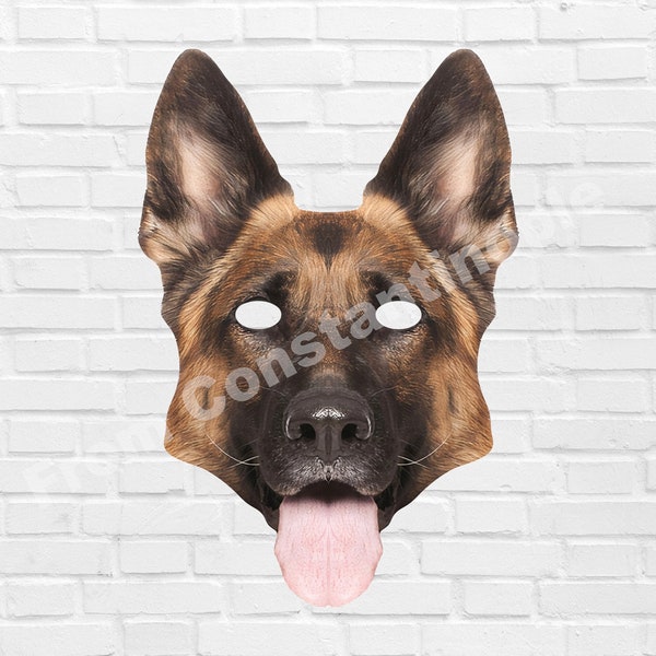 German Shepherd Mask Therian - Etsy