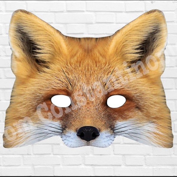 Red Fox Mask - Etsy