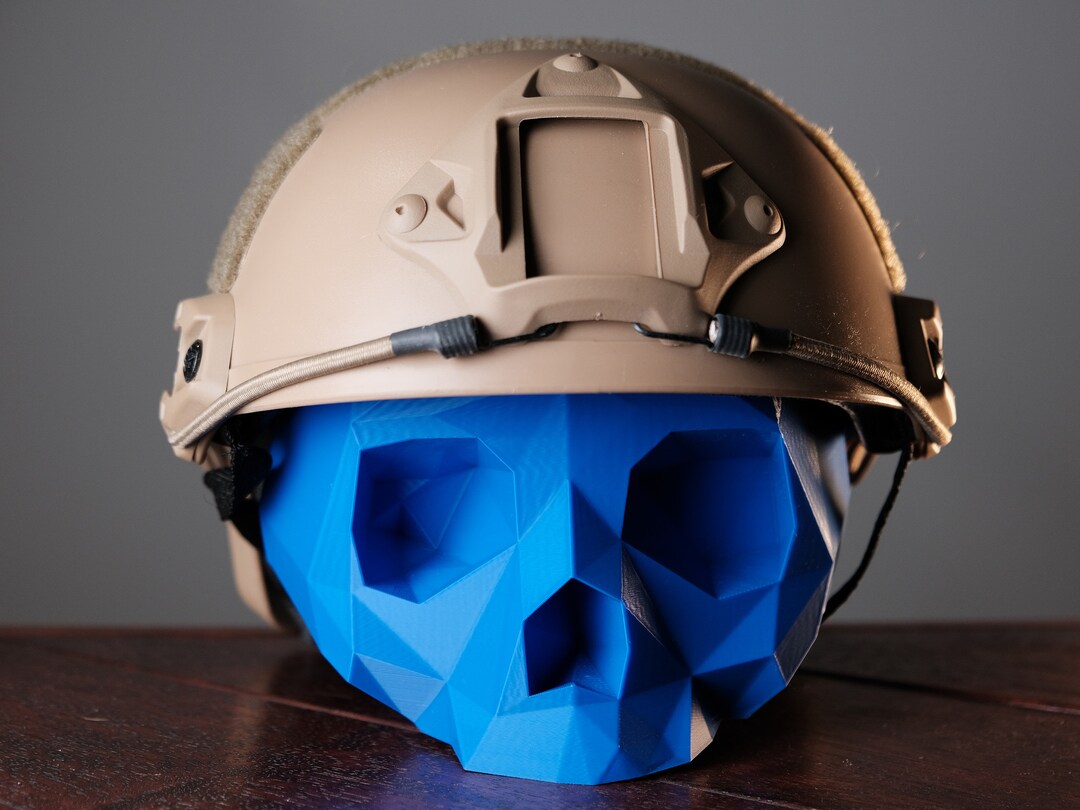 Low Poly Skull Hat/helmet/beret Stand - Etsy