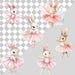 Watercolor Bunny Ballerina Clipart PNG, Cute Ballet Bunny Illustration ...