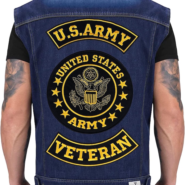 Army Veteran Motorcycle Patch - Etsy
