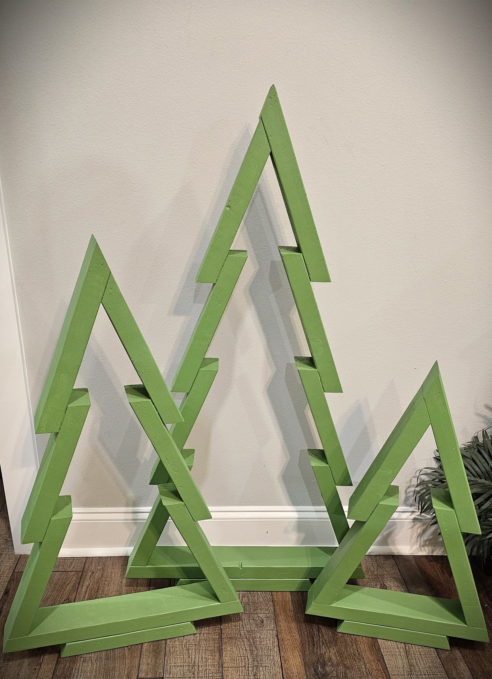 Wood Christmas Trees 2x4 - Etsy