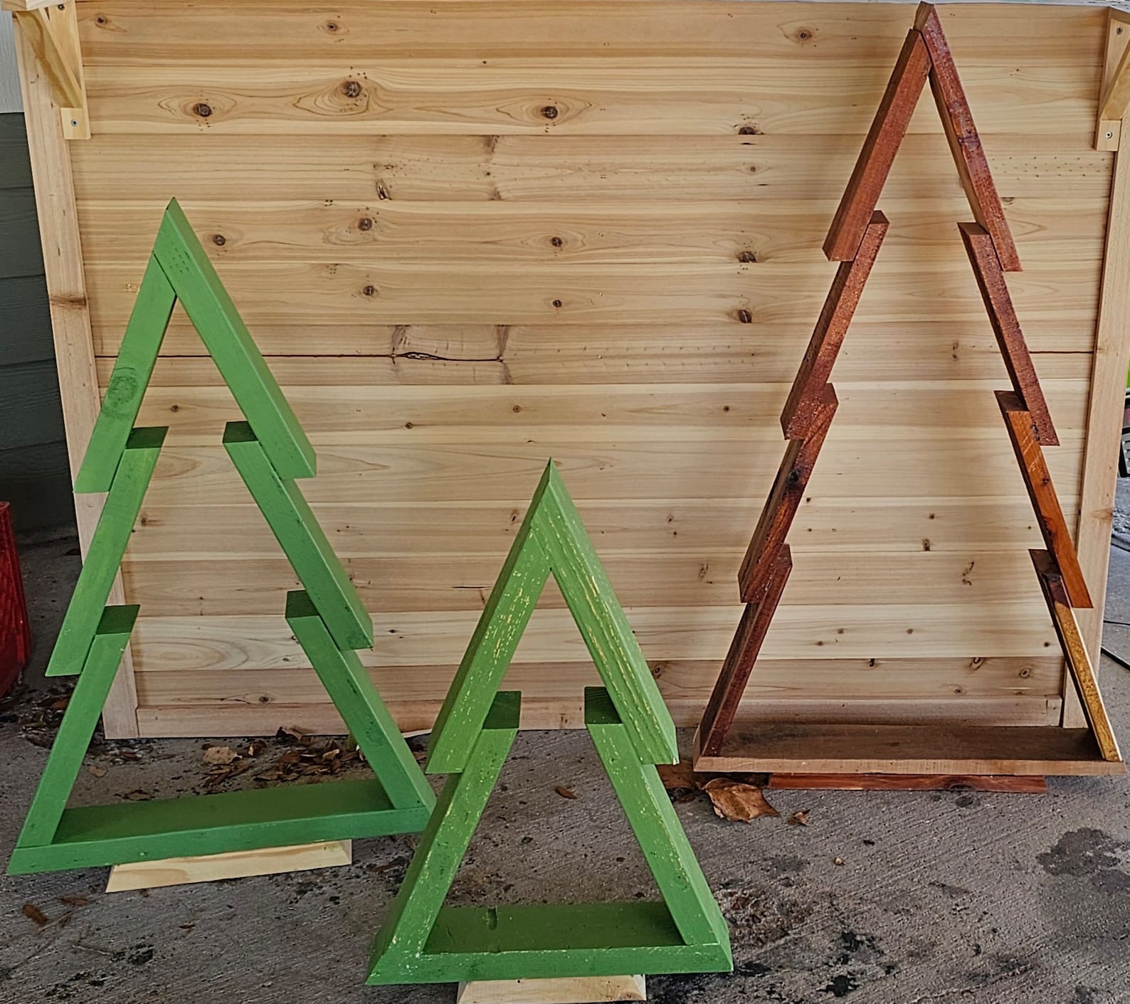 Wood Christmas Trees 2x4 - Etsy