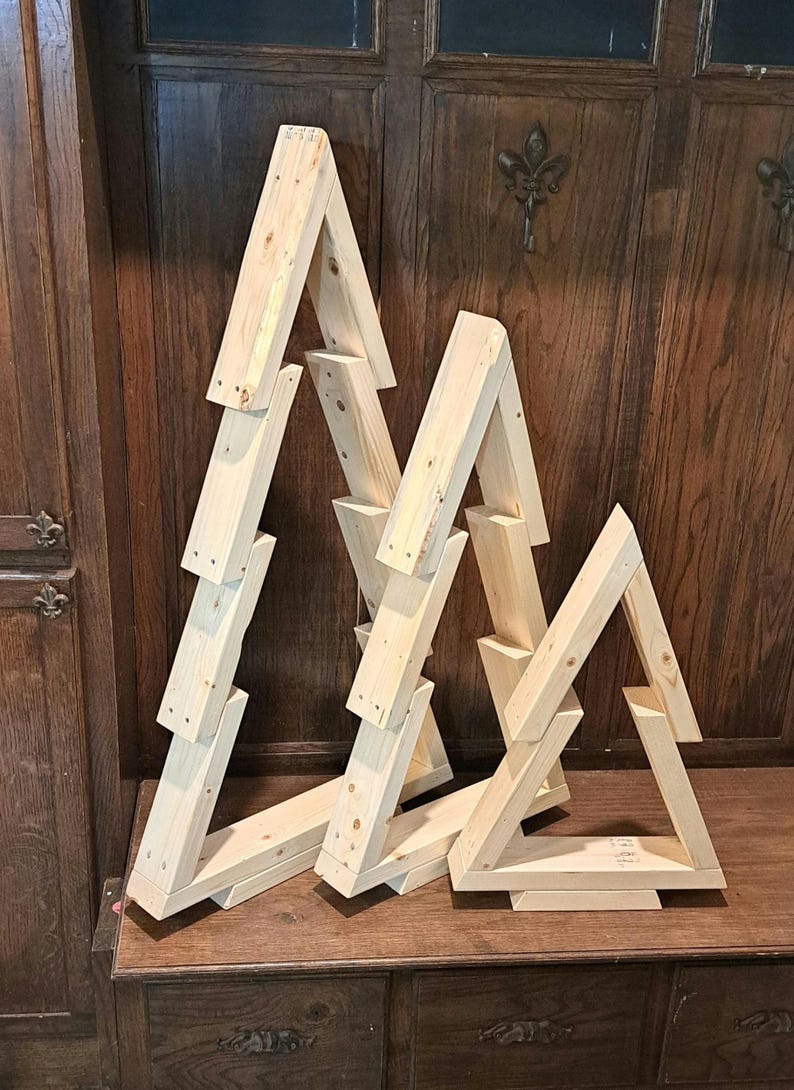 Wood Christmas Trees (2x4) - Etsy