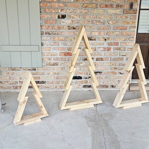 Wood Christmas Trees (2x4) - Etsy