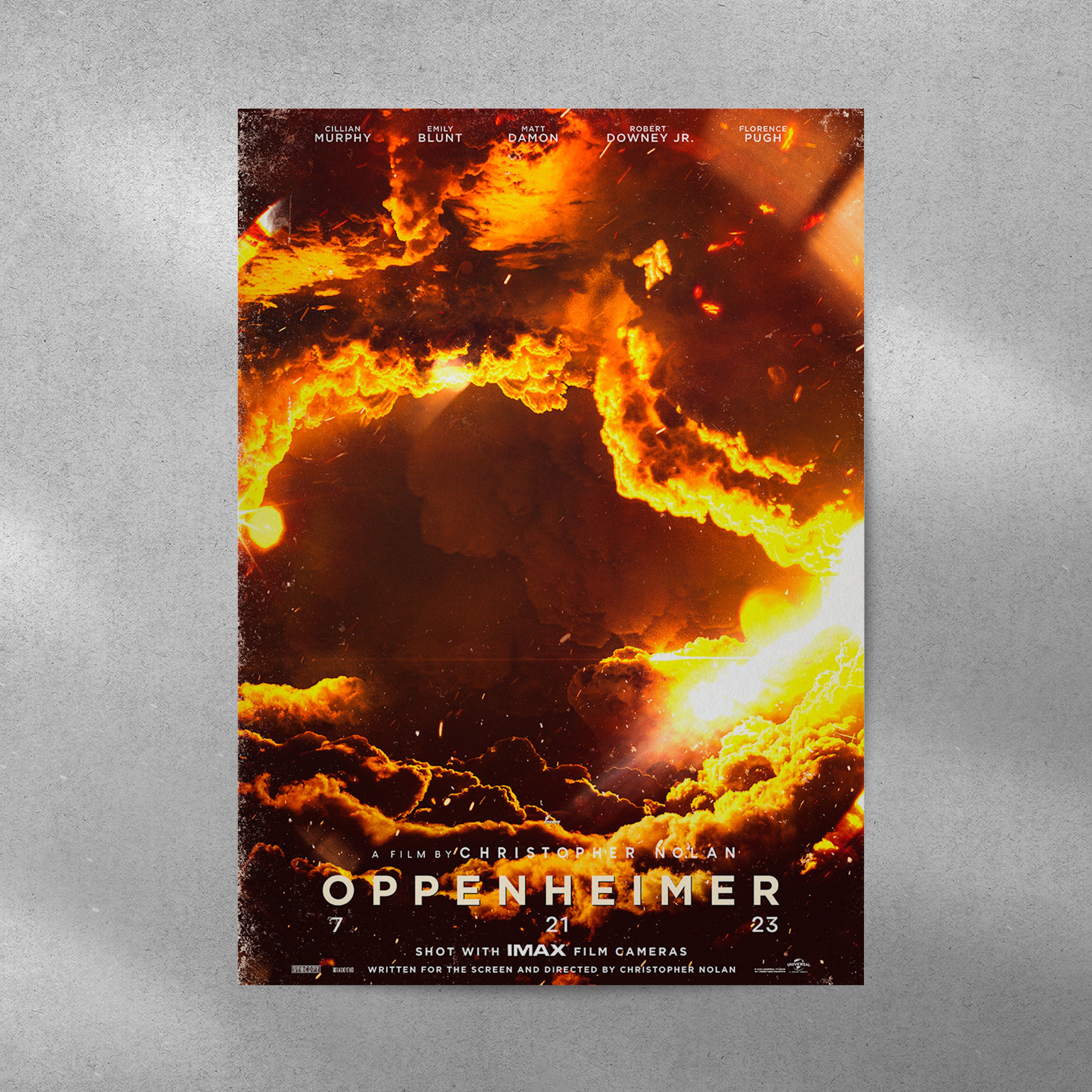 Oppenheimer Poster, Oppenheimer Movie 2023, Oppenheimer Merch ...