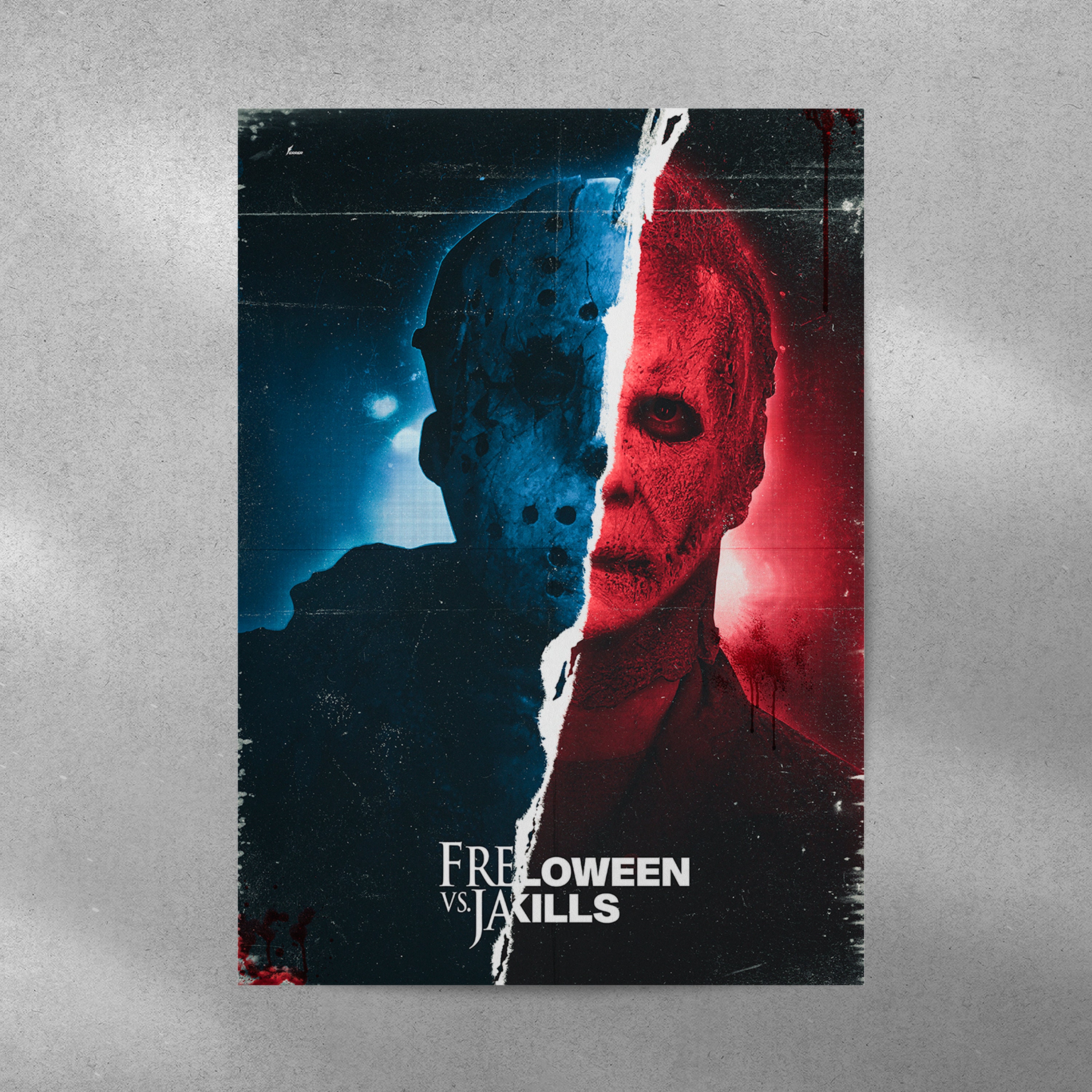 Halloween Kills X Freddy VS Jason POSTER Print Limited Edition Poster ...
