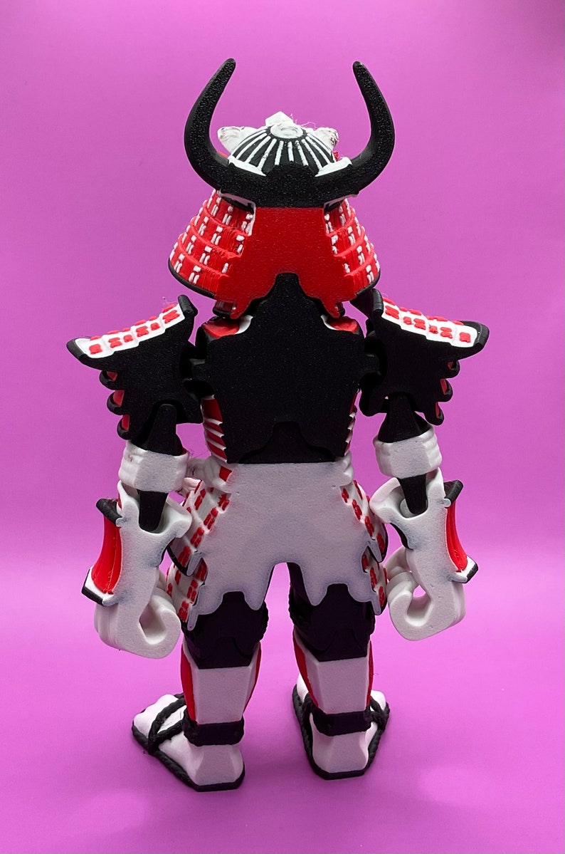 Flexible Samurai Fighter and Sword - Flexi Factory - Etsy