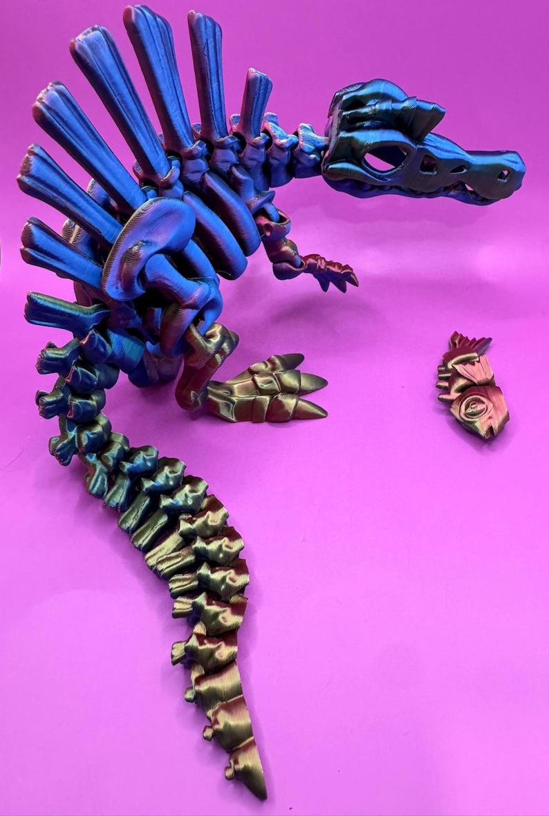 Flexible Skeleton Spinosaurus Dinosaur - Flexi Factory - Etsy