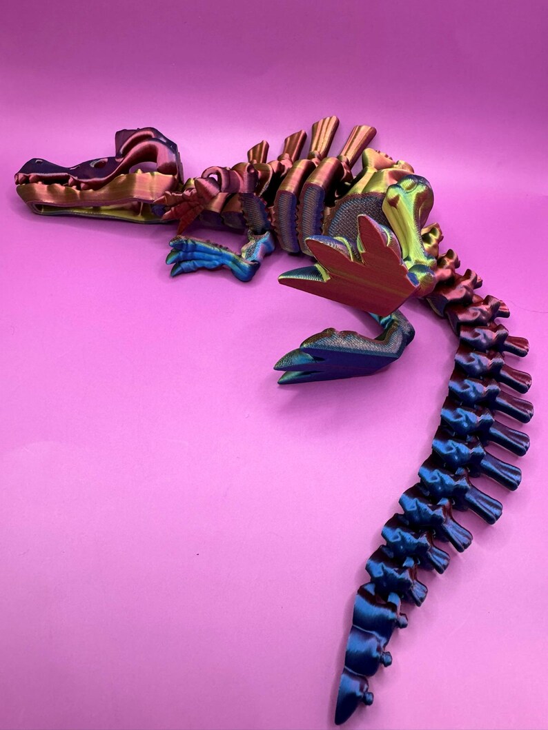 Flexible Skeleton Spinosaurus Dinosaur - Flexi Factory - Etsy