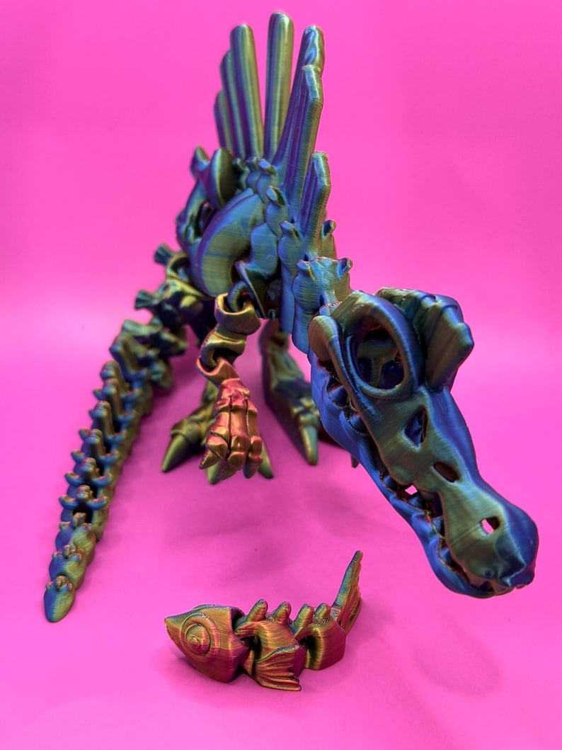 Flexible Skeleton Spinosaurus Dinosaur - Flexi Factory - Etsy