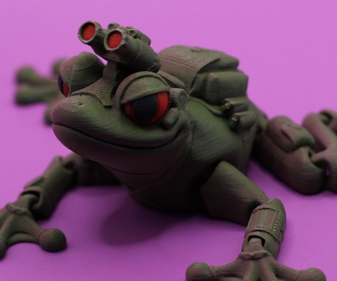 Spec Ops Spy Flexi Frog Flexi Factory - Etsy