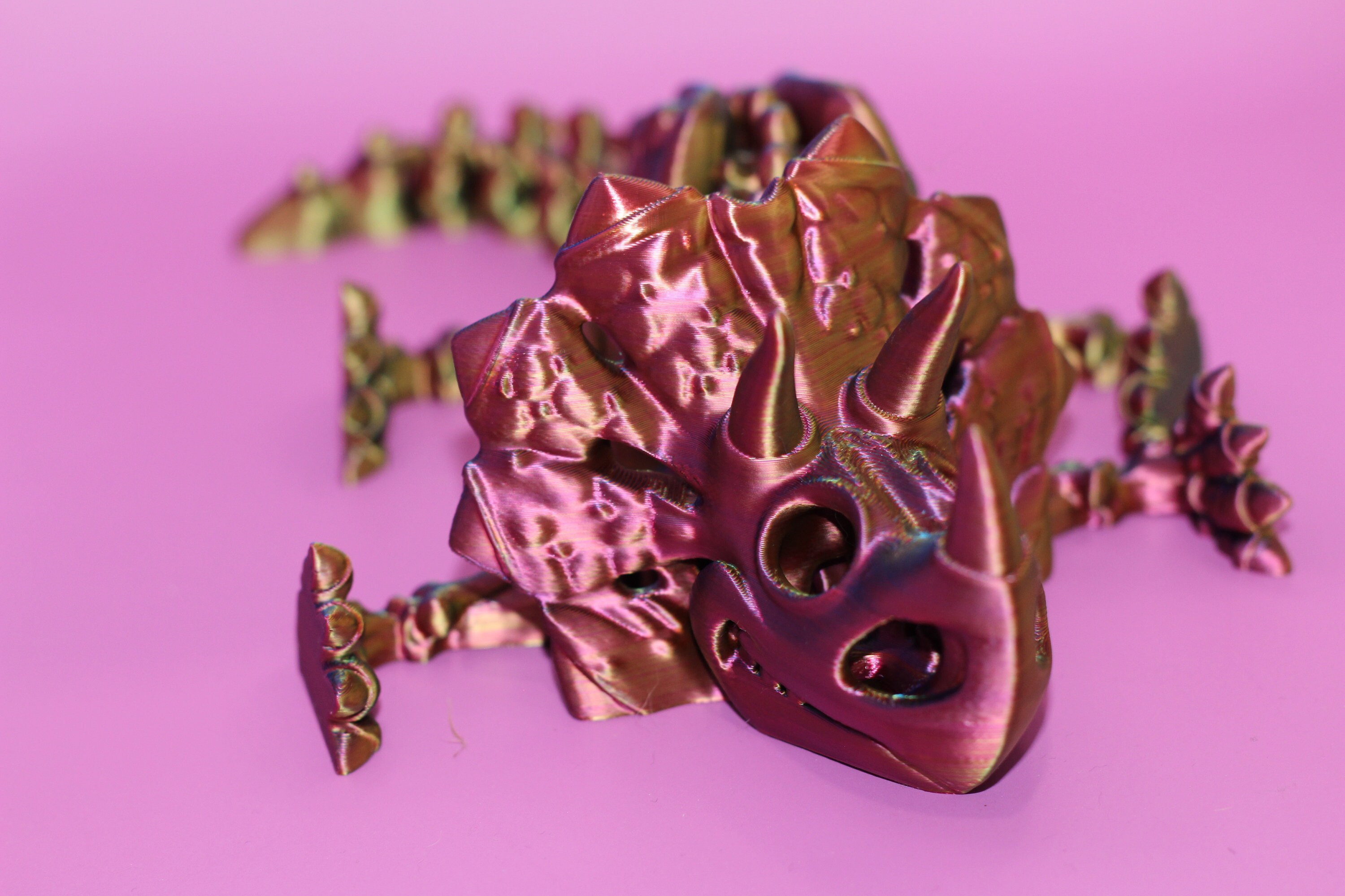 Flexible Triceratops Dinosaurs - Flexi Factory - Etsy