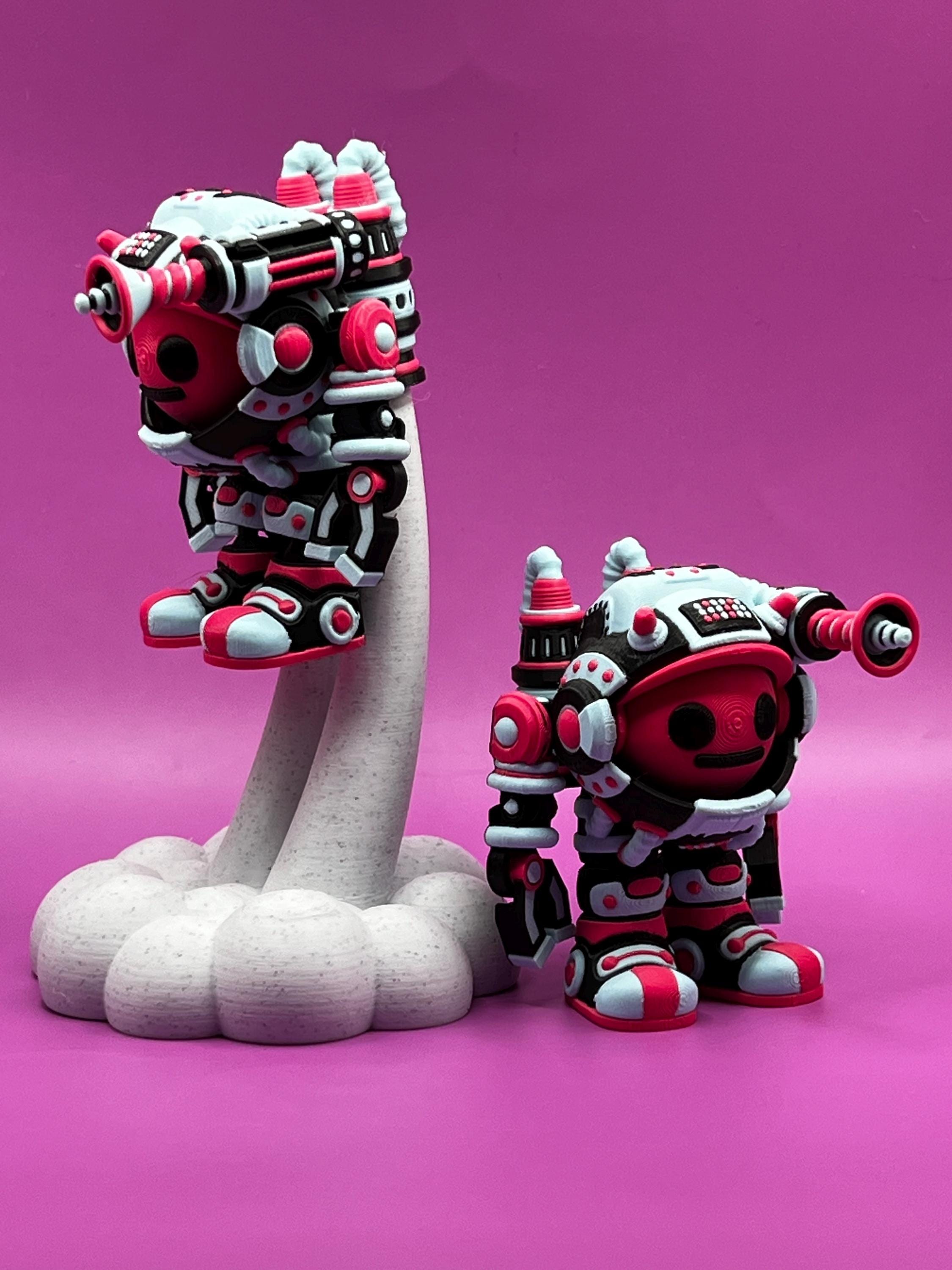 Flexible Neon Spacemoji - Emoji Spaceman Astronaut With Jetpack and ...