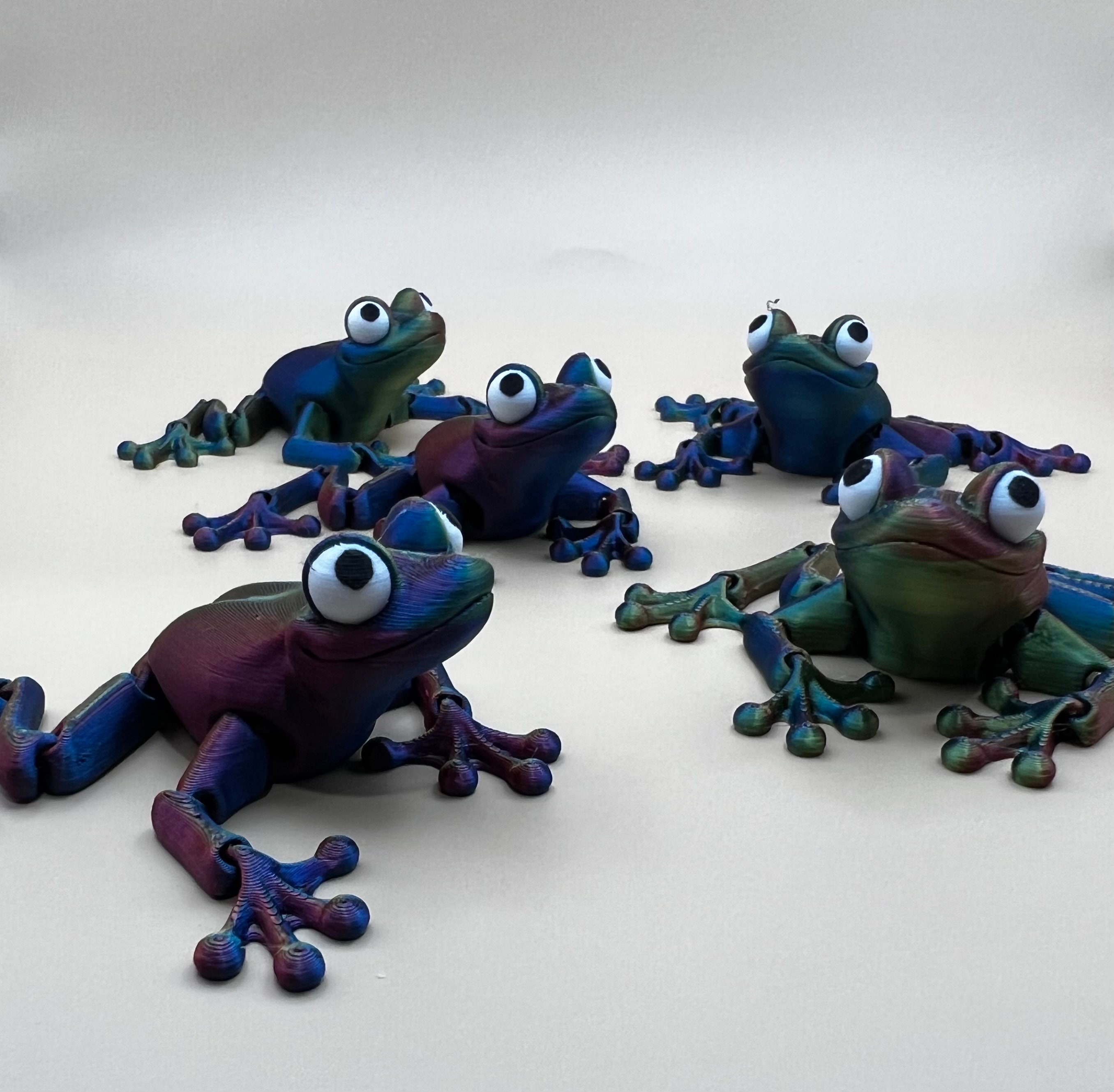 Cute Movable Flexi Frog Flexi Factory - Etsy