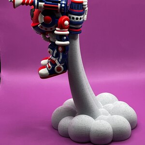 Flexi Spacemoji Emoji USA Spaceman Astronaut With Jetpack and Launching ...