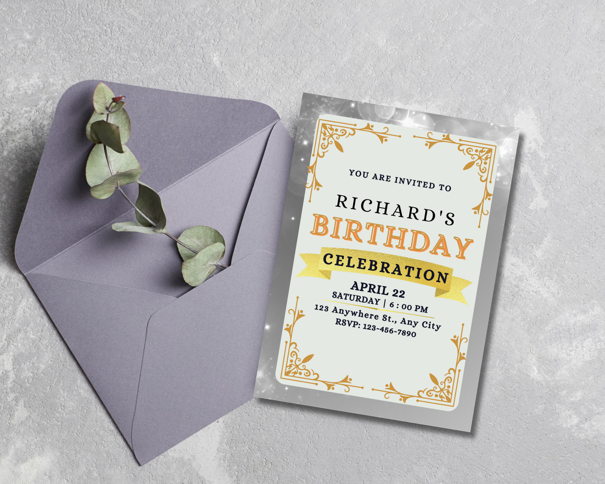 Birthday Invitation Birthday Invitation Card Prints Editable - Etsy