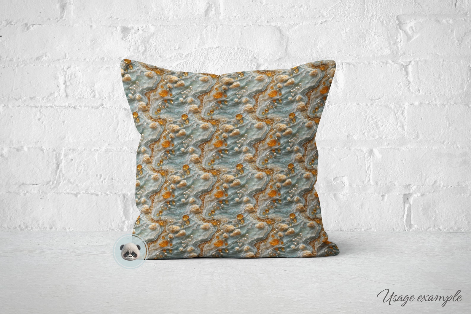 3d Amber Stone Seamless Pattern, Wool Felt Sea Foam, Glitter Sandy ...