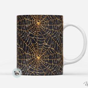 3d Faux Sequins Spider Web Seamless Pattern, Gothic Halloween Digital ...