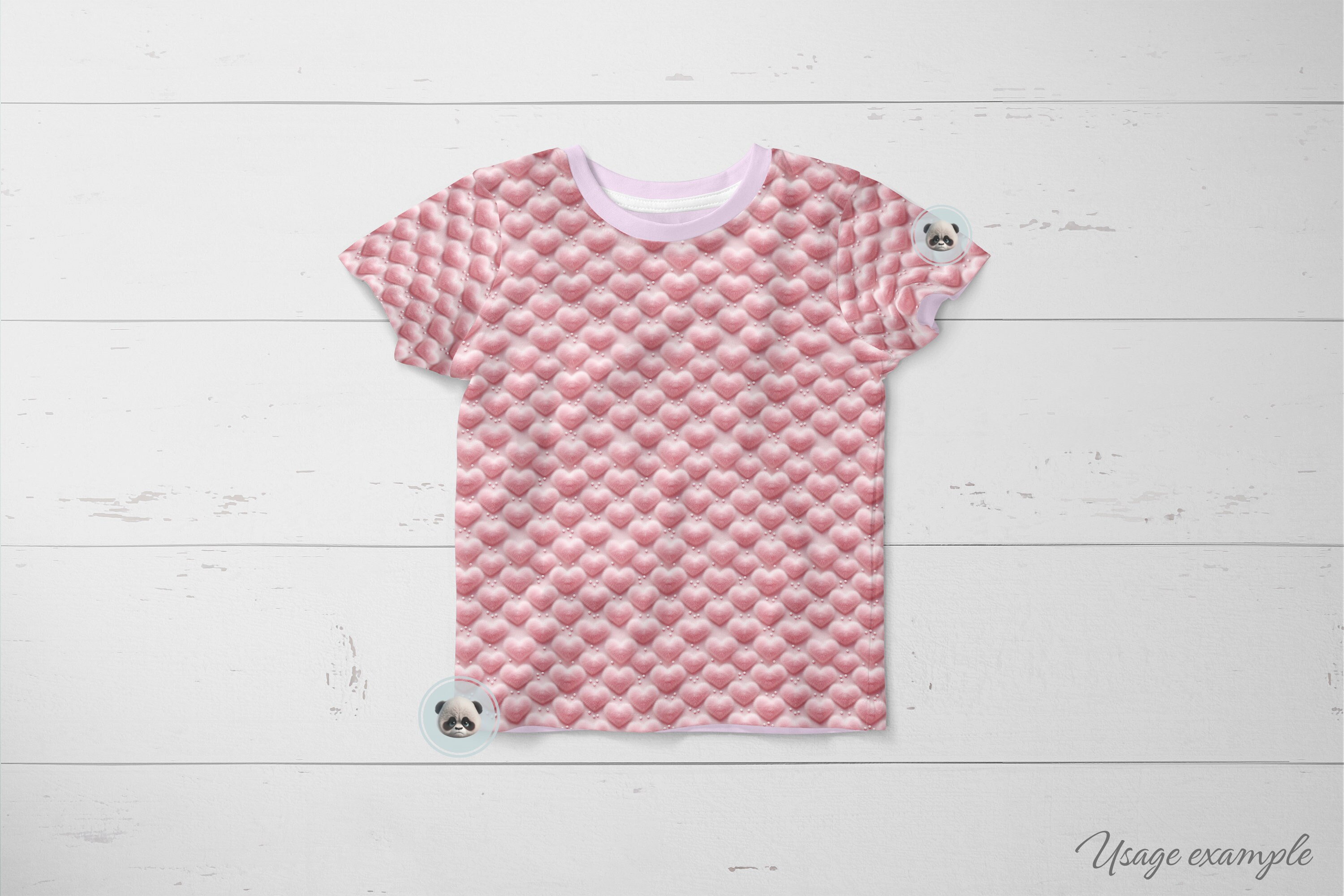 3d Fluffy Heart Seamless Pattern, Printable Valentines Hearts Fabric ...