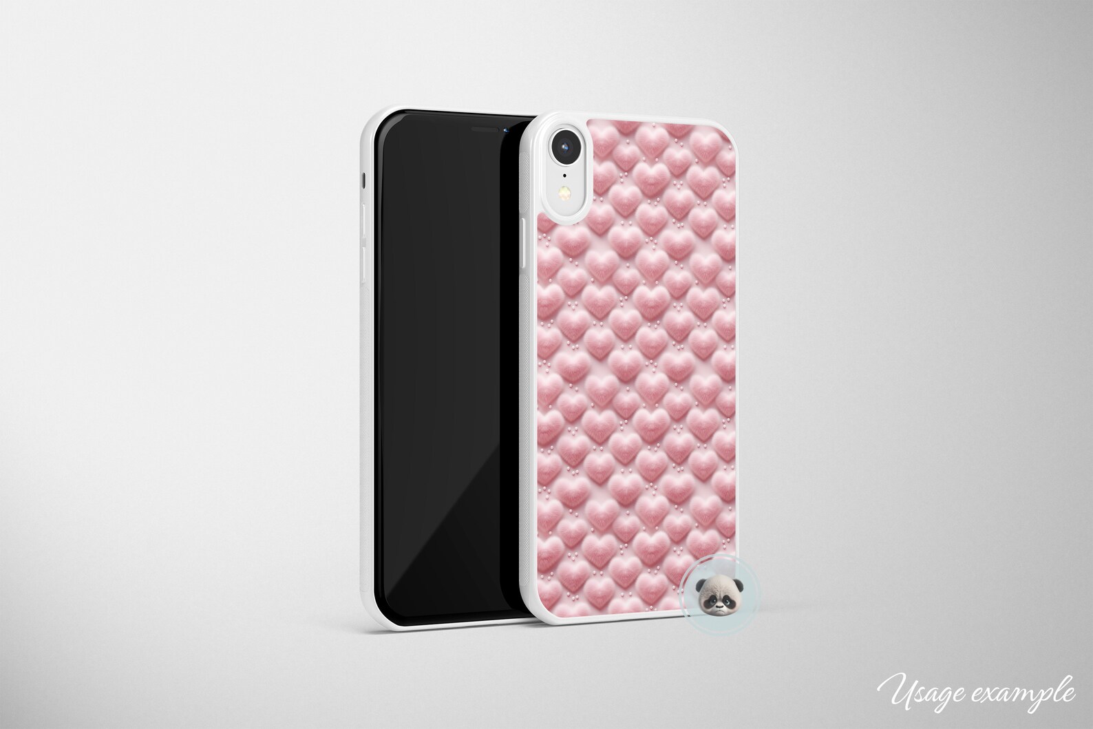3d Fluffy Heart Seamless Pattern, Printable Valentines Hearts Fabric ...