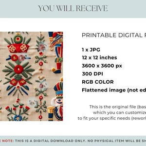 3d Nutcracker Folk Art Vintage Christmas Seamless Pattern, Festive ...