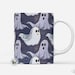 Purple Ghost Seamless Pattern, Sublimation Gifts, DIY Halloween Fabric ...